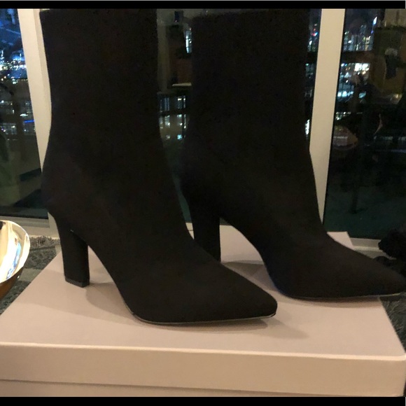 Botkier | Shoes | Botkier Nadia Black Stretch Fabric Ankle Boot | Poshmark